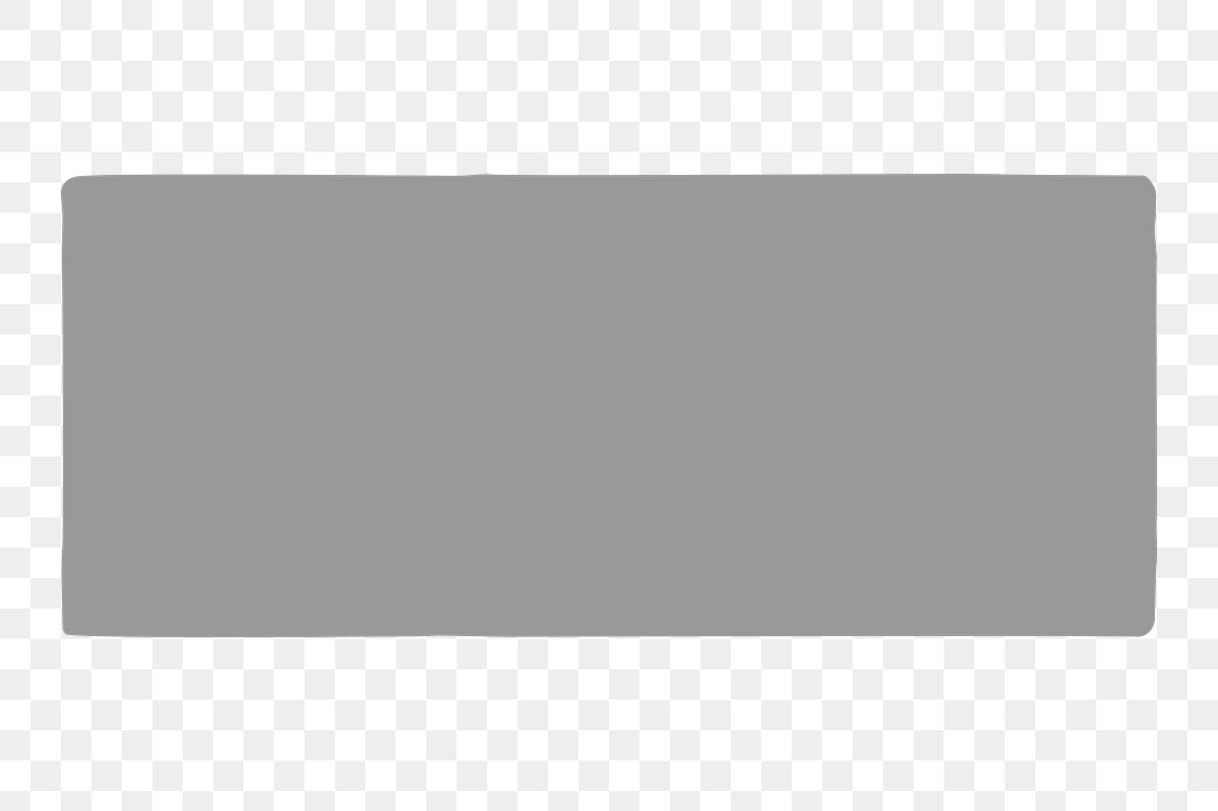 Gray rectangle png, blank geometric | Premium PNG - rawpixel