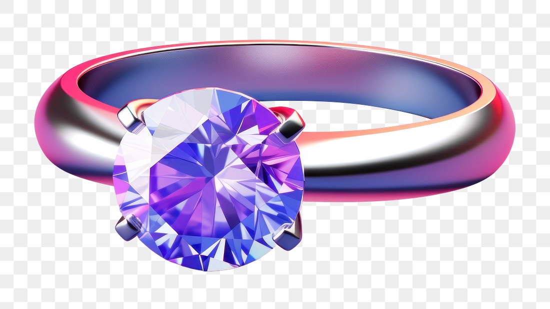 Amethyst gemstone jewelry diamond. AI | Premium PNG - rawpixel