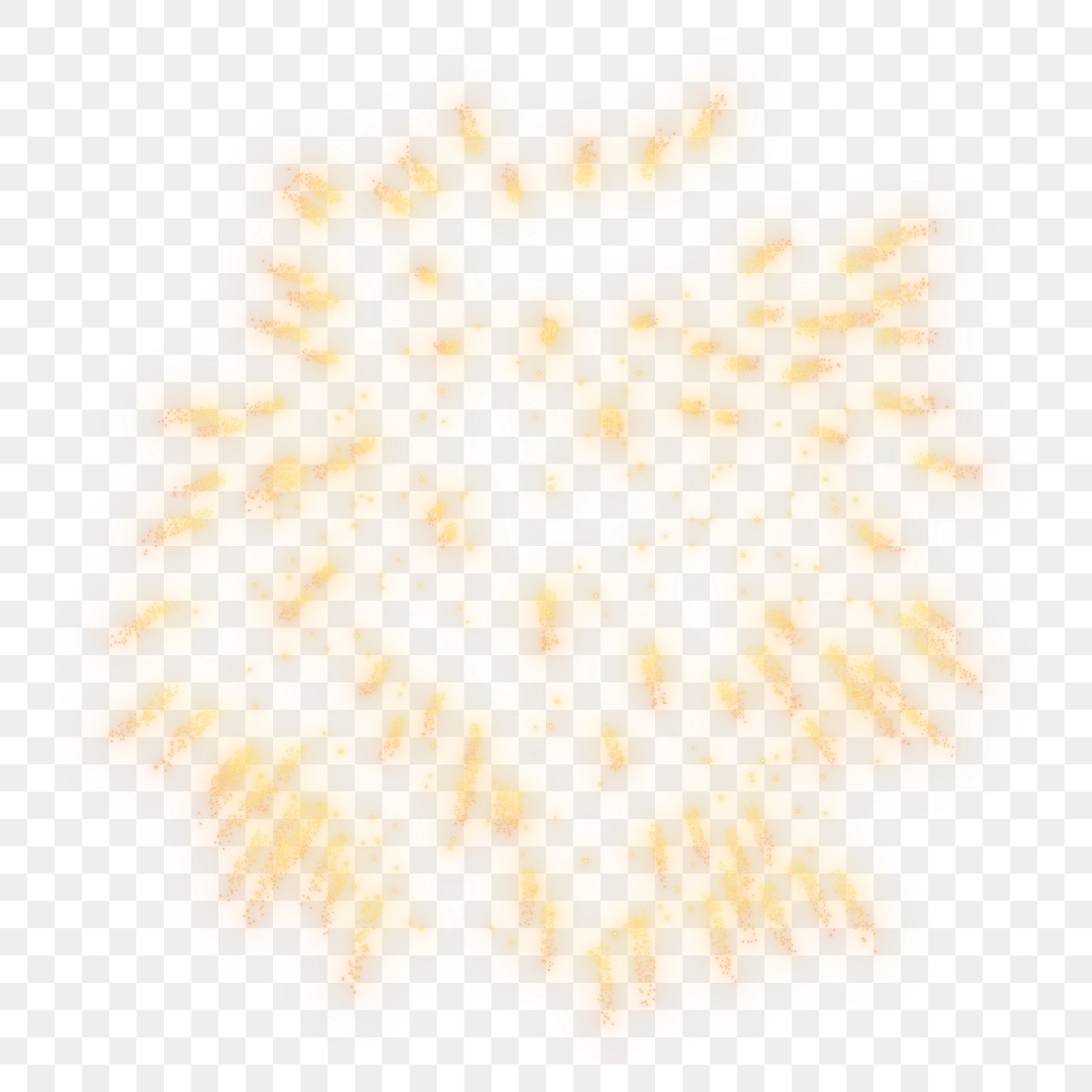 Yellow firework png collage element, | Free PNG - rawpixel