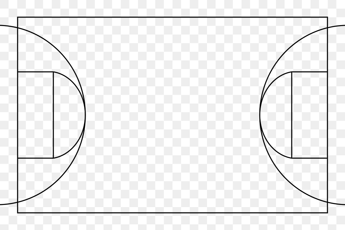 PNG Basketball court outline, transparent | Premium PNG - rawpixel