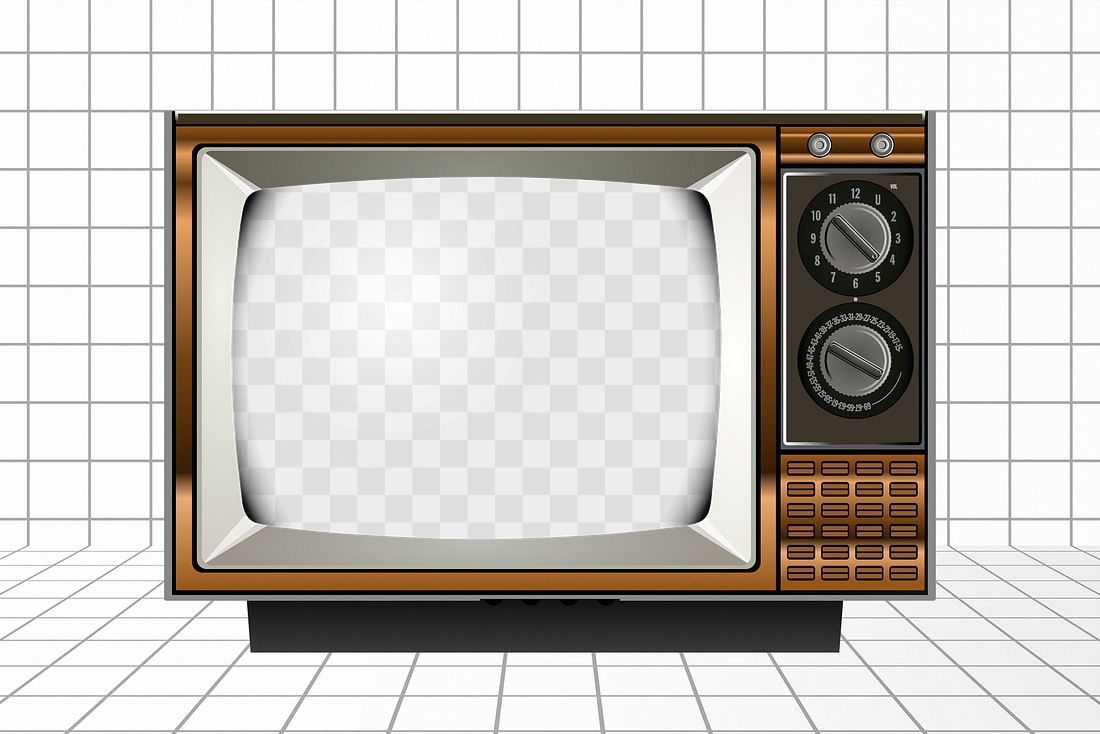 PNG vintage TV screen mockup | Premium PNG - rawpixel