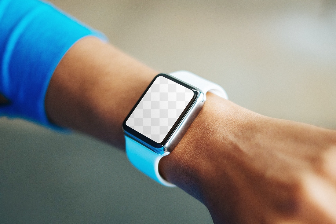 Smartwatch screen png transparent mockup | Free PNG - rawpixel