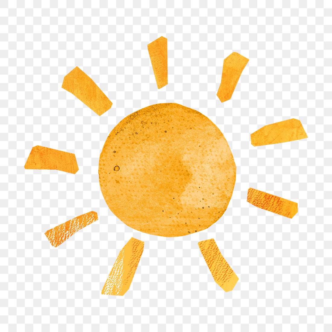 Beaming Sun png, paper craft | Premium PNG - rawpixel