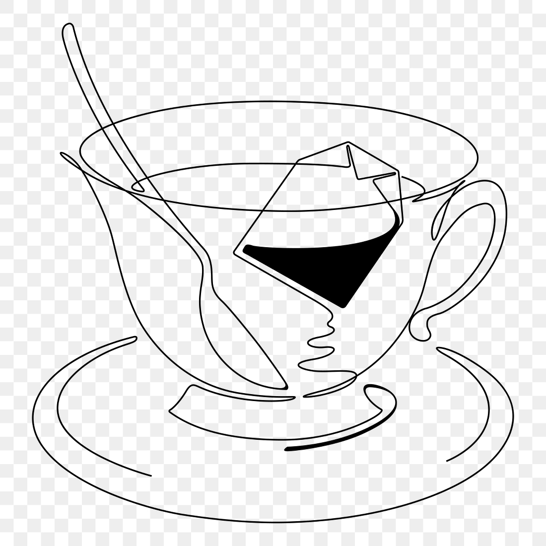 Afternoon tea png, aesthetic illustration, | Premium PNG - rawpixel