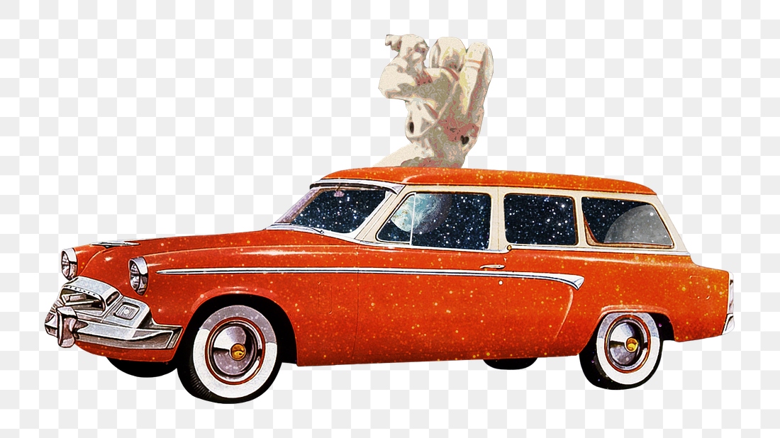 PNG Car space, galaxy travel | Premium PNG - rawpixel