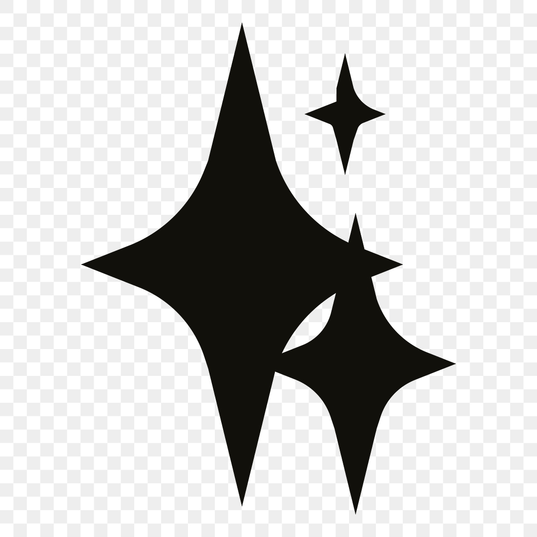 Sparkle shape png, transparent background | Premium Icons - rawpixel