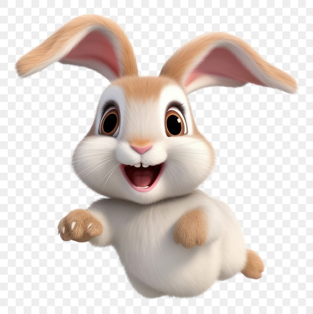 PNG Cartoon animal mammal rabbit. | Premium PNG - rawpixel