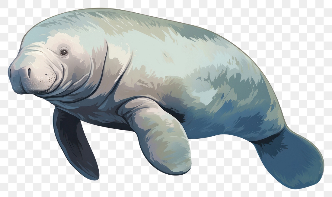 PNG Manatee animal mammal underwater. | Premium PNG - rawpixel