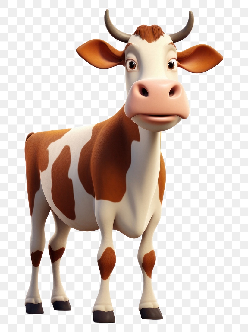 PNG Cow cow livestock cartoon. | Free PNG - rawpixel