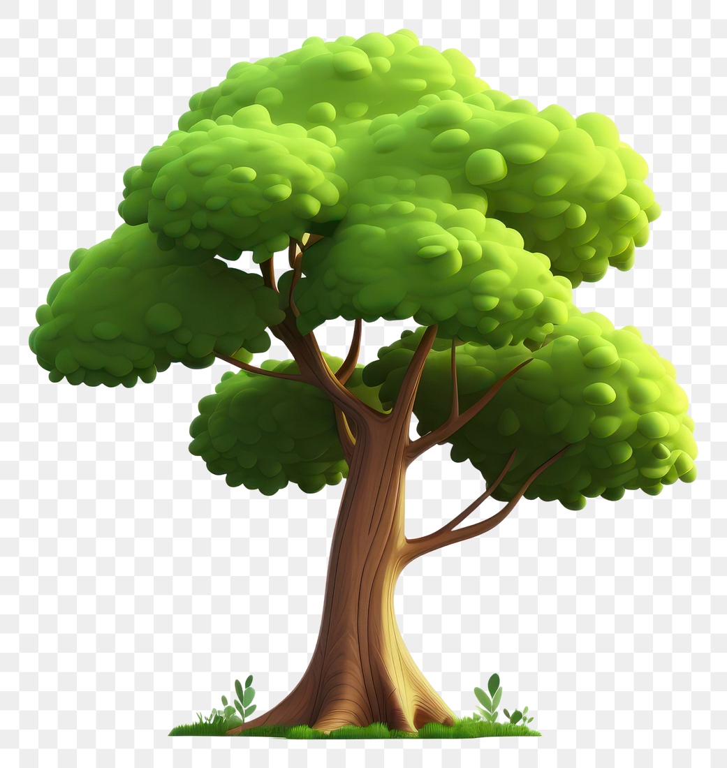 PNG Tree plant green art. | Premium PNG - rawpixel
