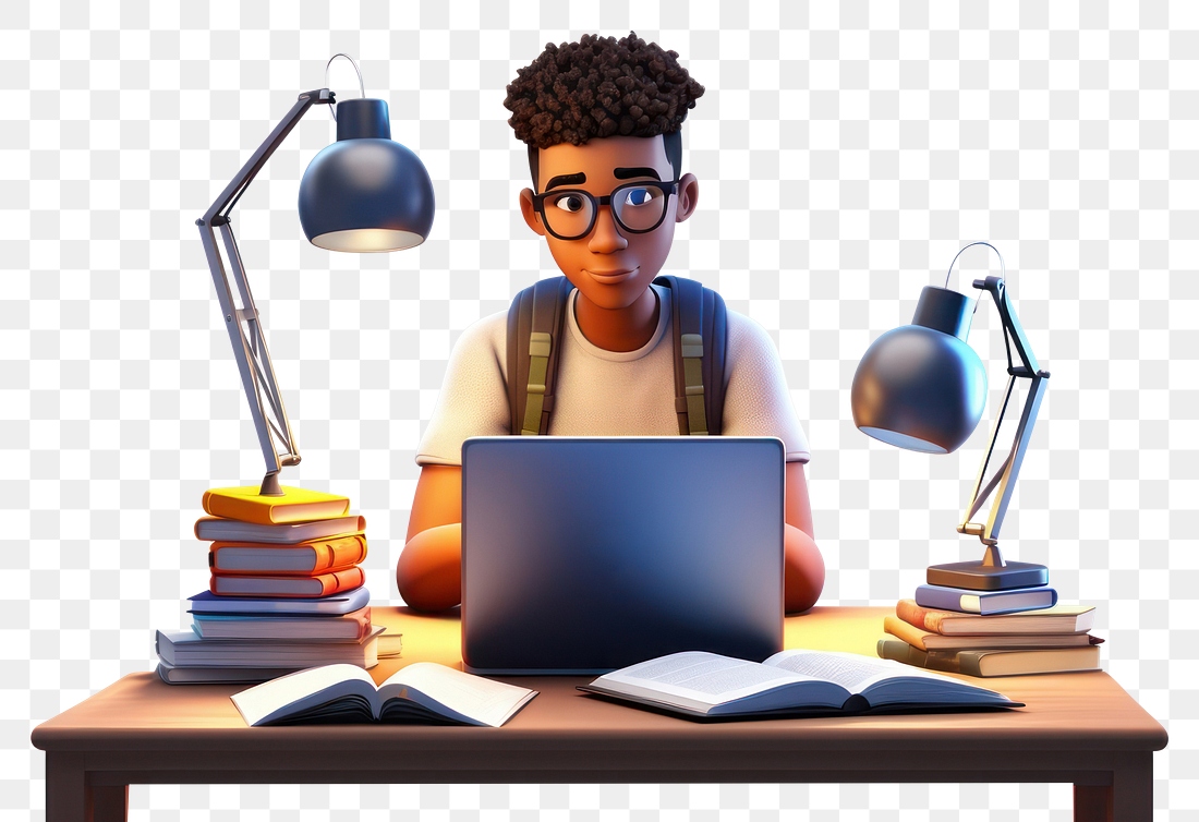 PNG Furniture computer studying portrait. | Premium PNG - rawpixel