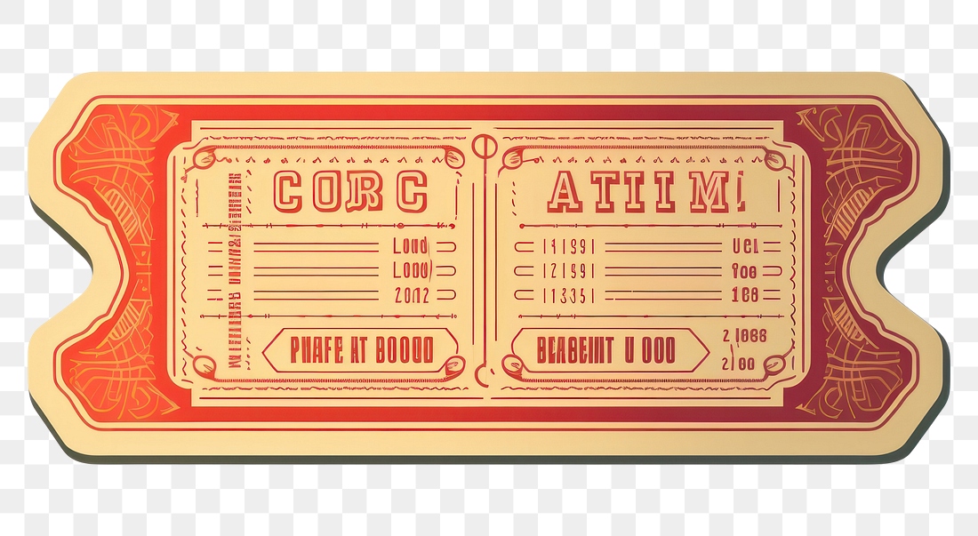 PNG Text currency ticket label. | Premium PNG - rawpixel