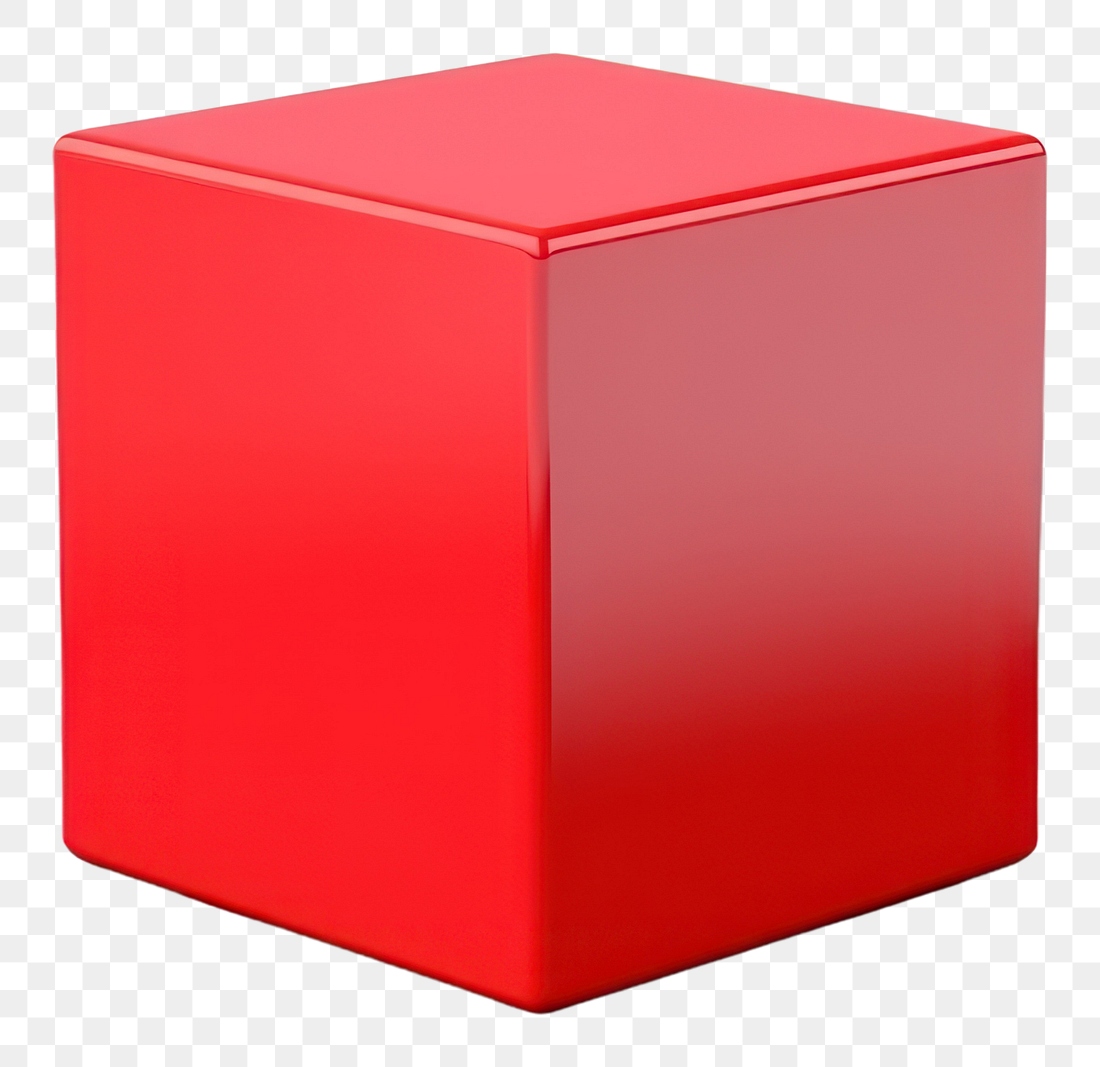 PNG Red cube box simplicity. | Premium PNG - rawpixel