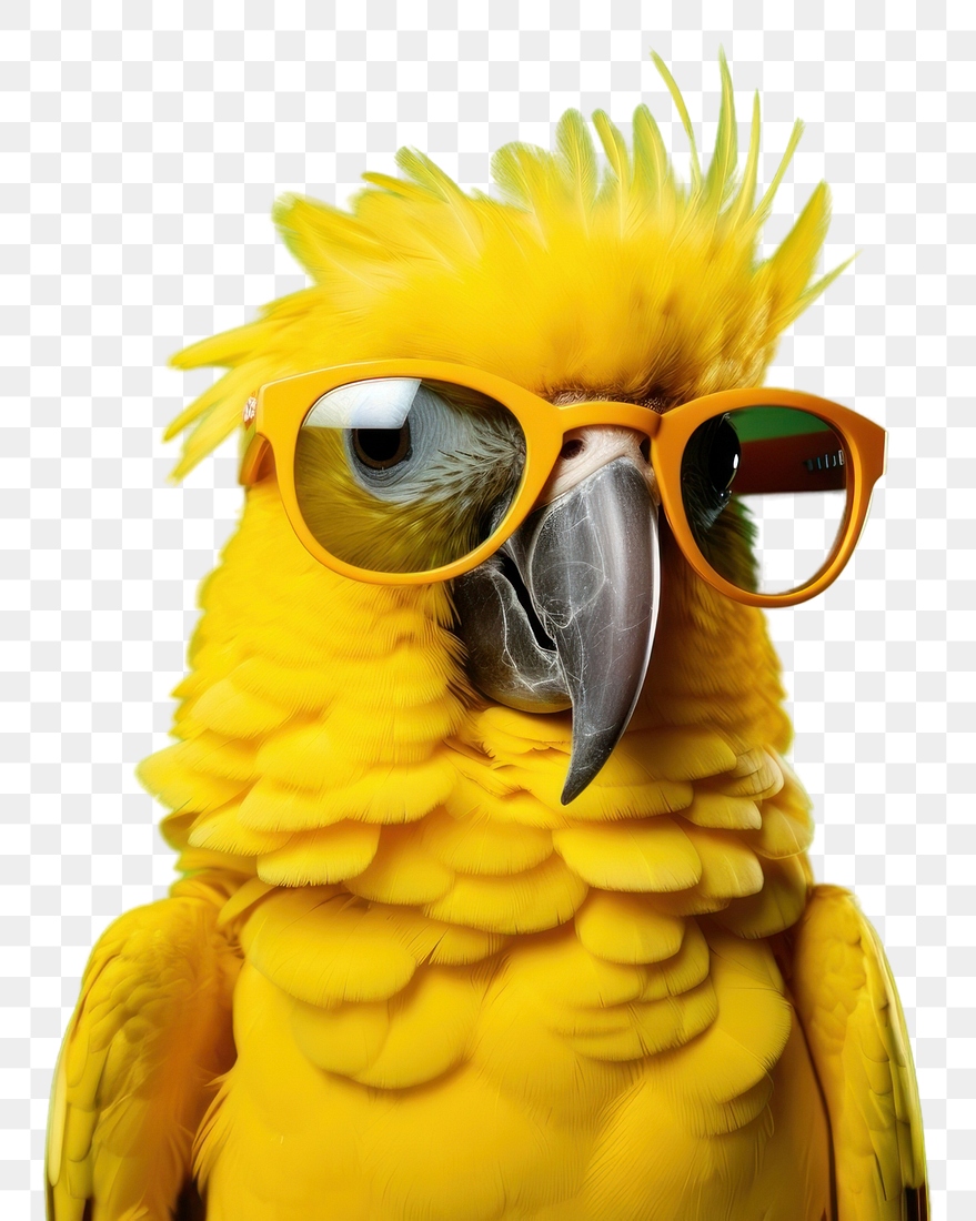 PNG Parrot sunglasses animal bird. | Premium PNG - rawpixel