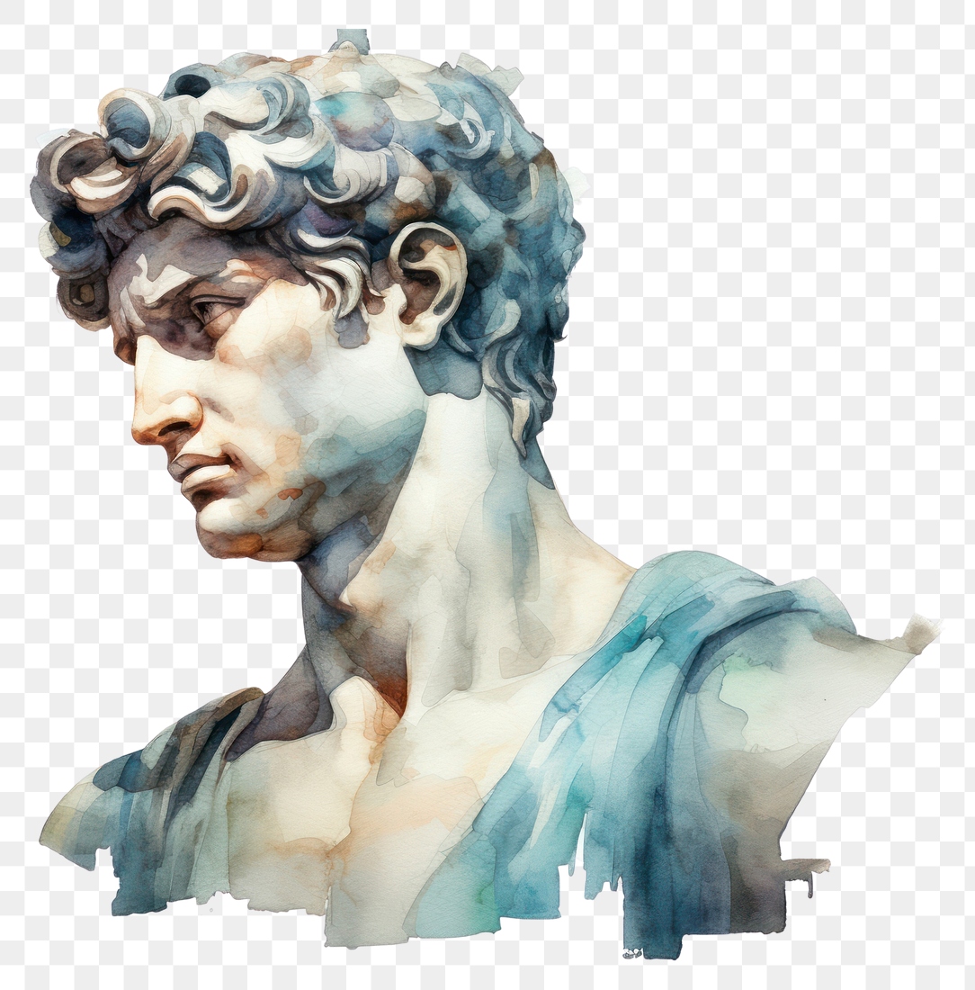 PNG Sculpture portrait drawing statue. | Premium PNG - rawpixel