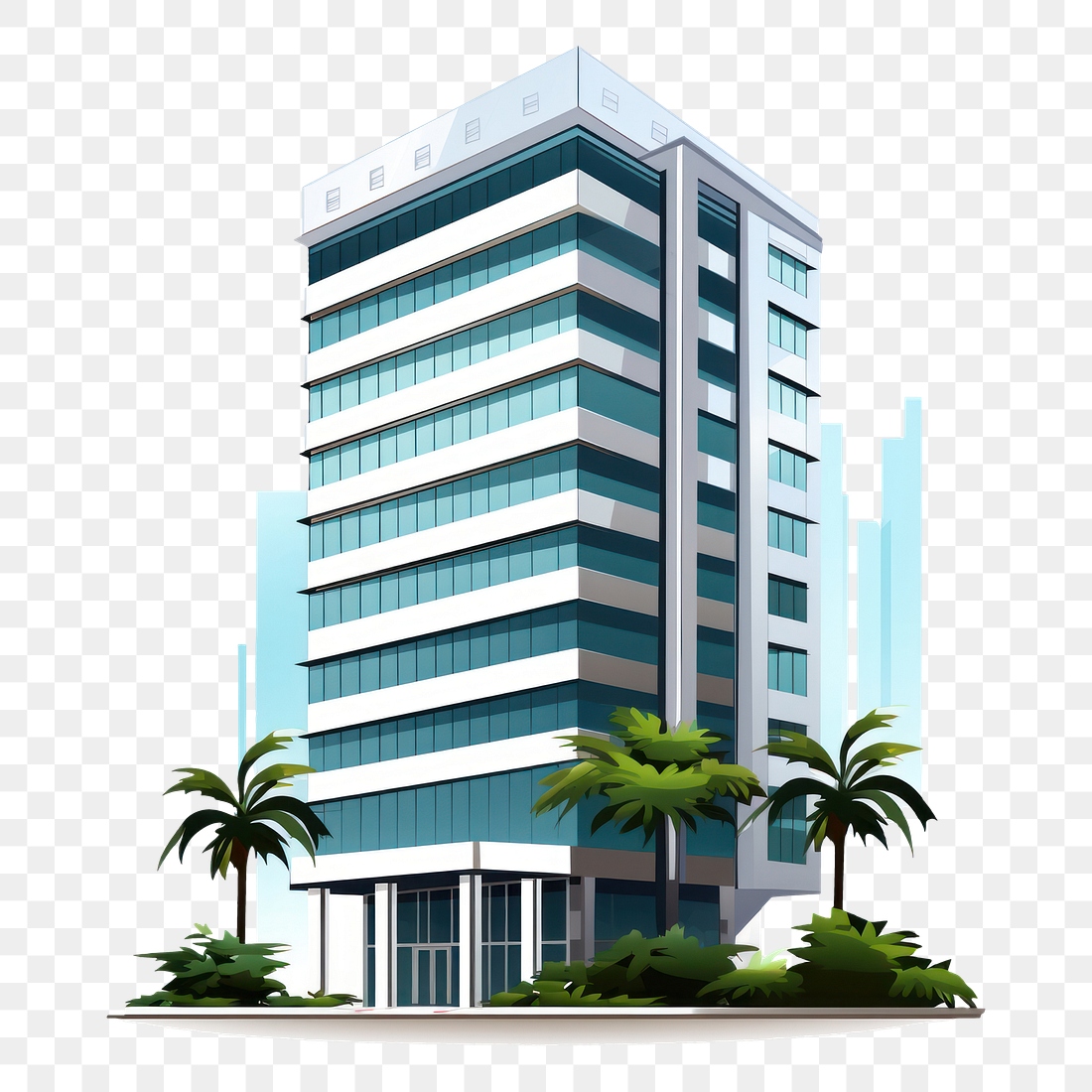 PNG Architecture skyscraper building city. | Premium PNG - rawpixel