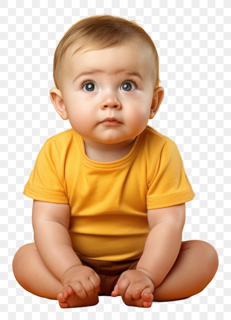 PNG Portrait sitting baby photography. | Premium PNG - rawpixel