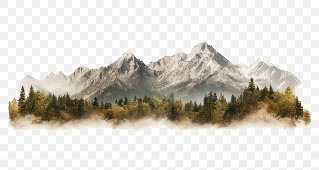 PNG Wilderness landscape panoramic mountain. | Premium PNG - rawpixel