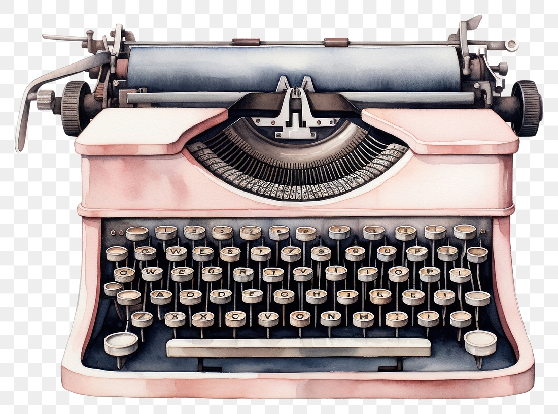 PNG Typewriter paper correspondence transportation | Free PNG - rawpixel
