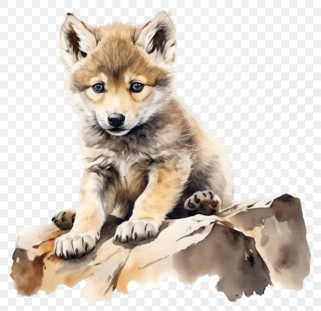 PNG Wolf wildlife animal mammal. | Premium PNG - rawpixel