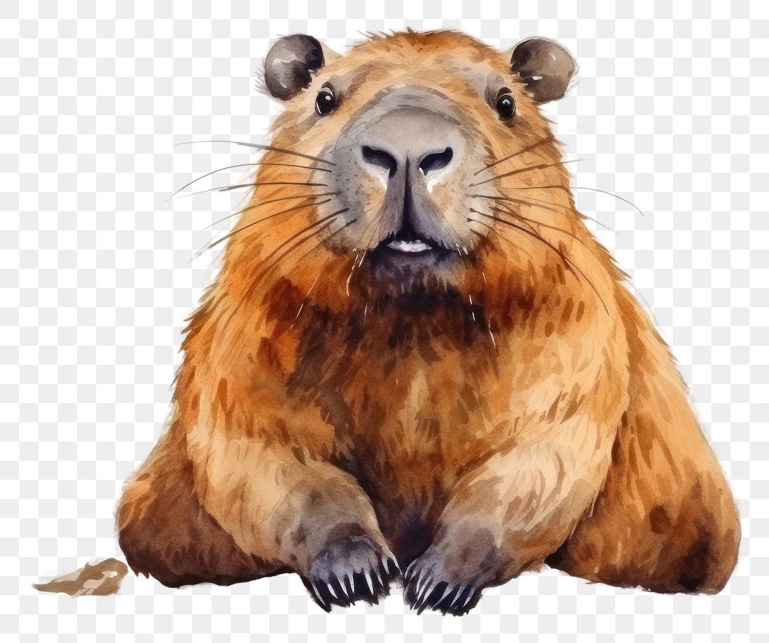 PNG Wildlife capybara mammal animal. | Premium PNG - rawpixel