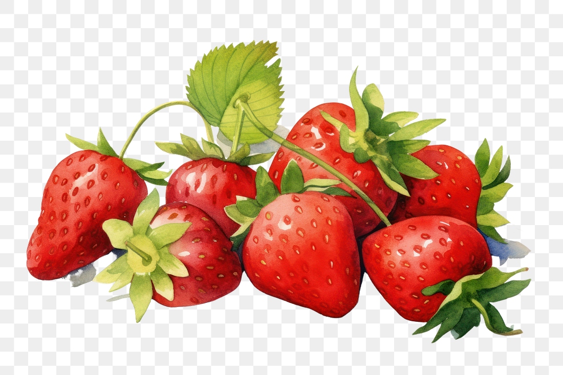 PNG Strawberry berries fruit plant | Free PNG - rawpixel