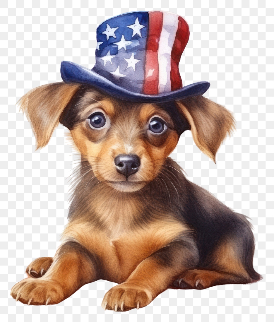 PNG Mammal animal puppy flag. | Free PNG - rawpixel