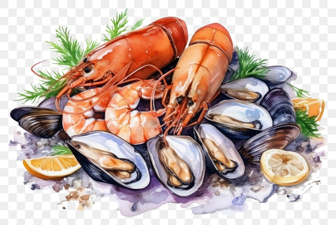 PNG Food shellfish lobster seafood. | Premium PNG - rawpixel