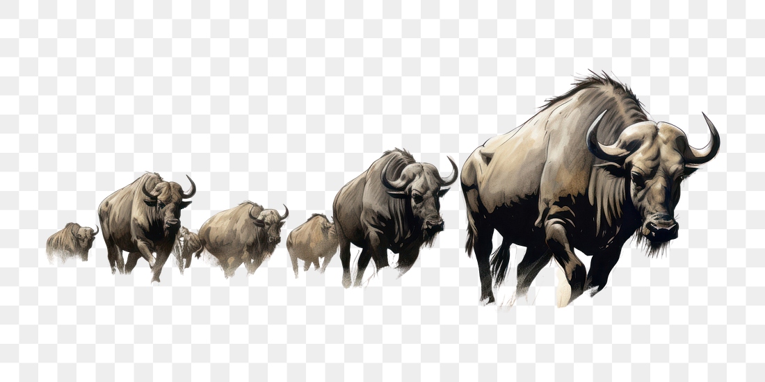 Livestock wildlife buffalo animal. | Premium PNG - rawpixel