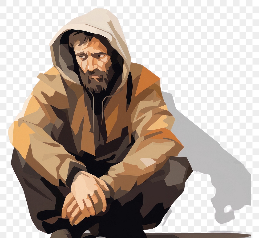 PNG Portrait adult hood man. | Free PNG - rawpixel