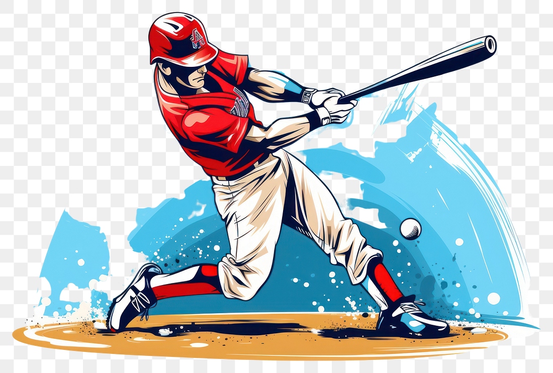 PNG Baseball sports athlete cartoon. | Premium PNG - rawpixel