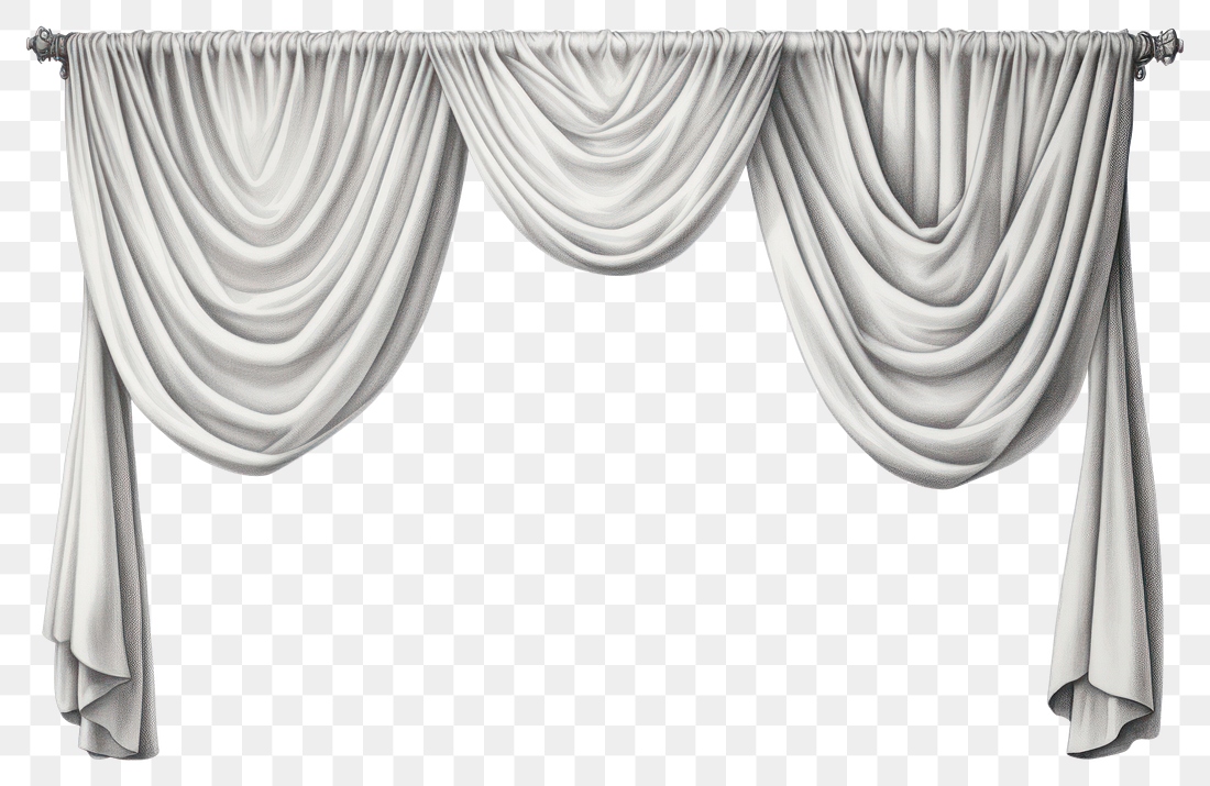 PNG Curtain architecture furniture elegance | Free PNG - rawpixel
