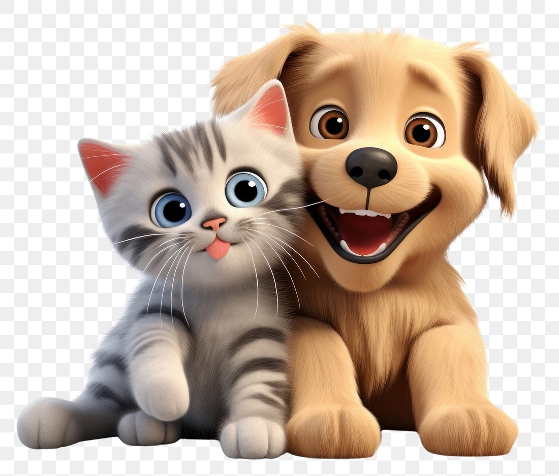 PNG Pet cartoon mammal animal. | Premium PNG - rawpixel