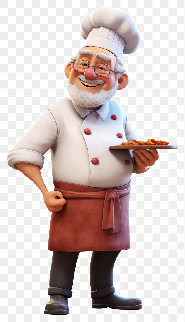 PNG Cartoon smiling cook | Premium PNG - rawpixel