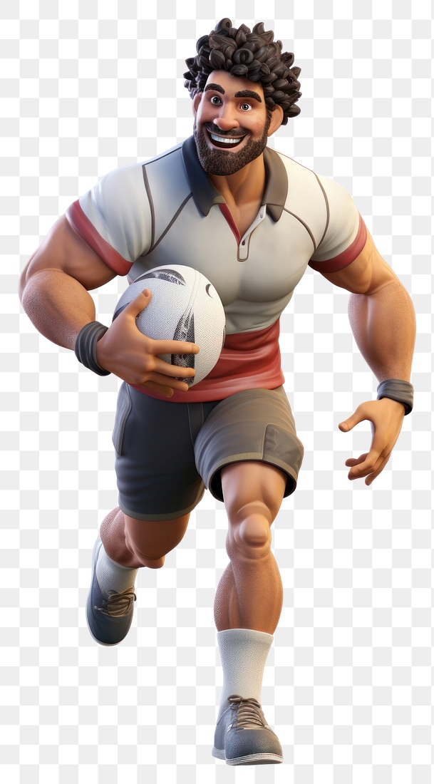 PNG Football cartoon player sports. | Premium PNG - rawpixel