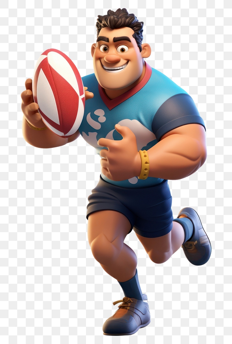 PNG Cartoon sports rugby ball. | Premium PNG - rawpixel