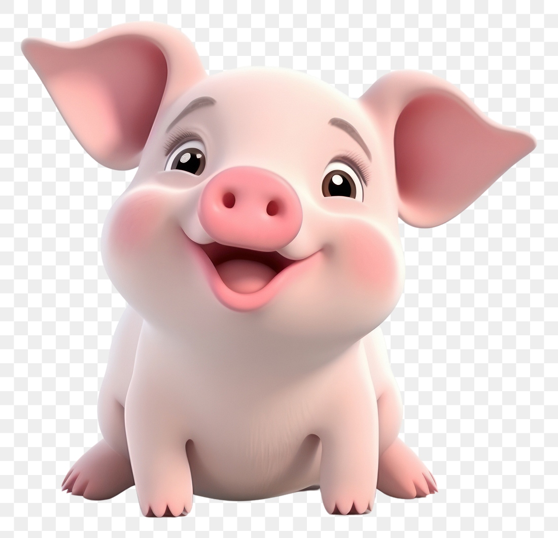 PNG Pig cartoon mammal animal | Premium PNG - rawpixel