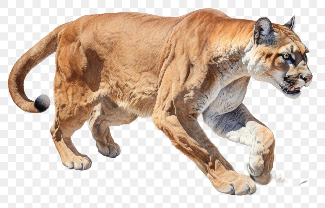 PNG Wildlife animal mammal puma | Premium PNG - rawpixel