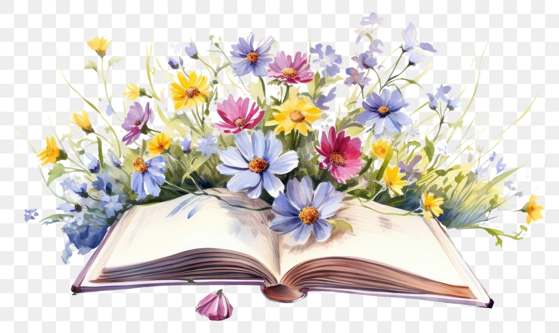 PNG Flower book publication paper | Free PNG - rawpixel