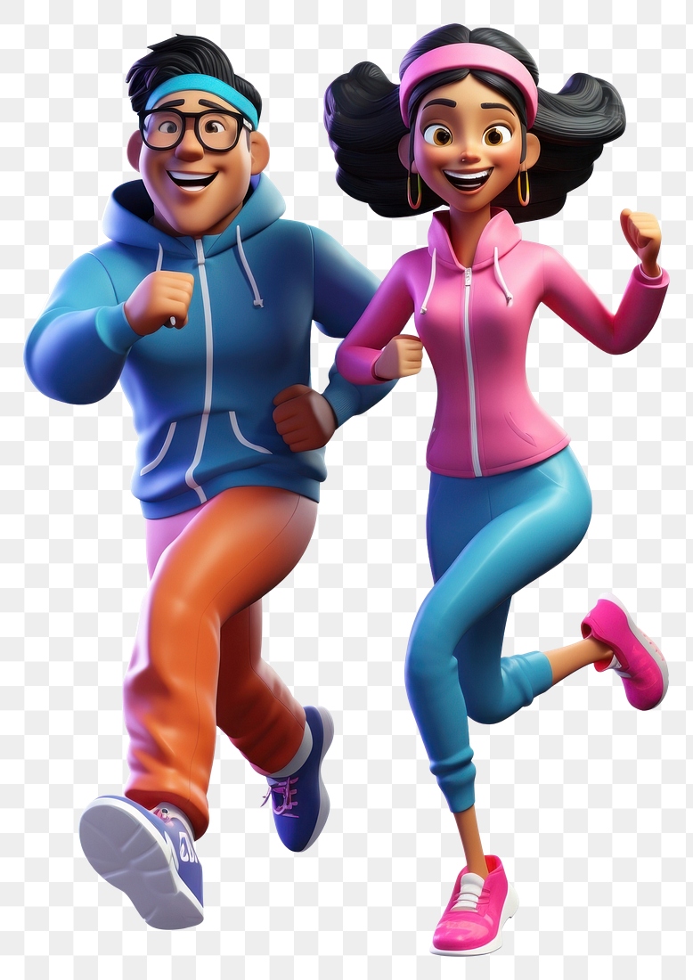 PNG Running togetherness friendship exercising. | Premium PNG - rawpixel