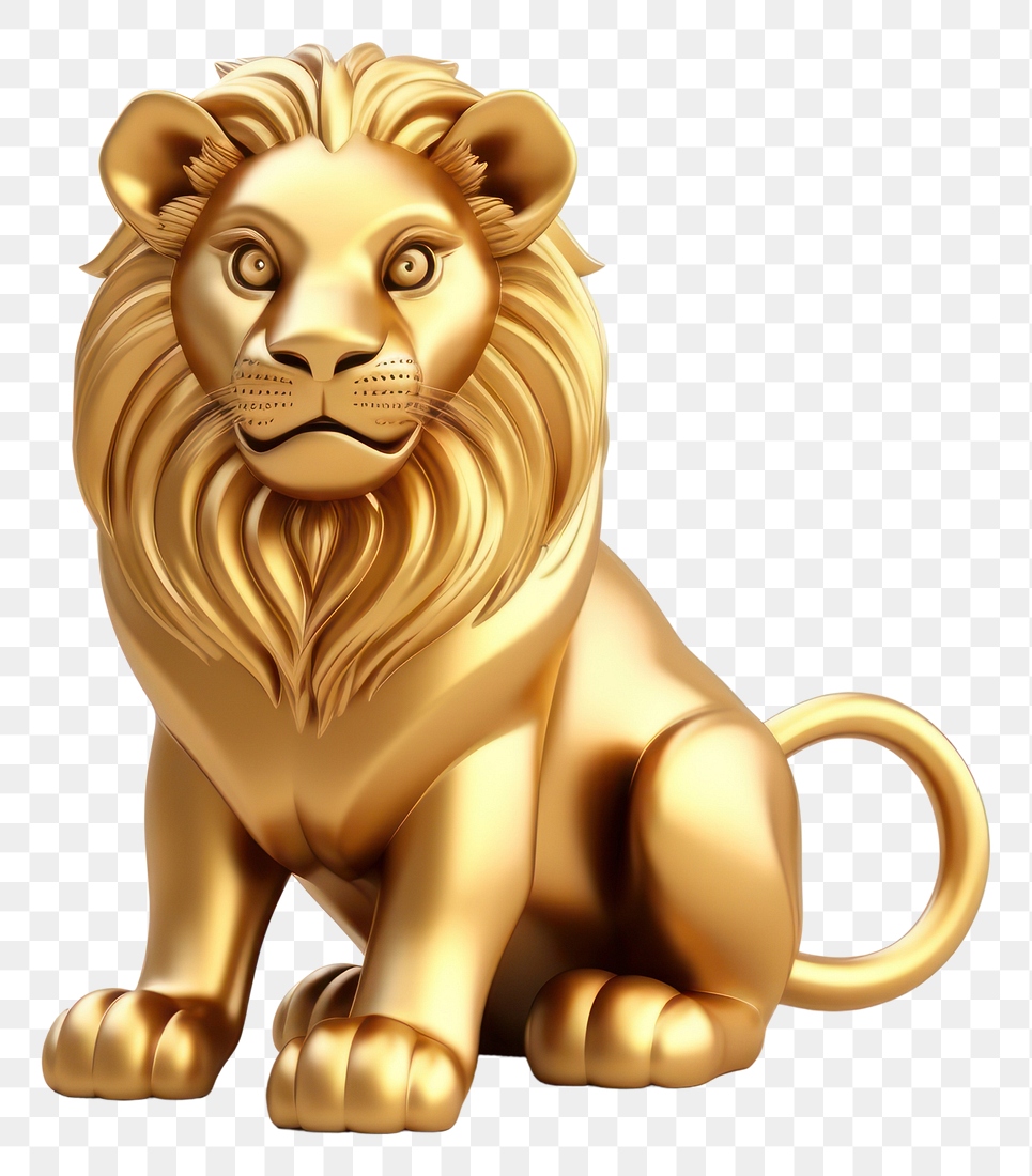 PNG Gold cartoon mammal animal. | Premium PNG - rawpixel