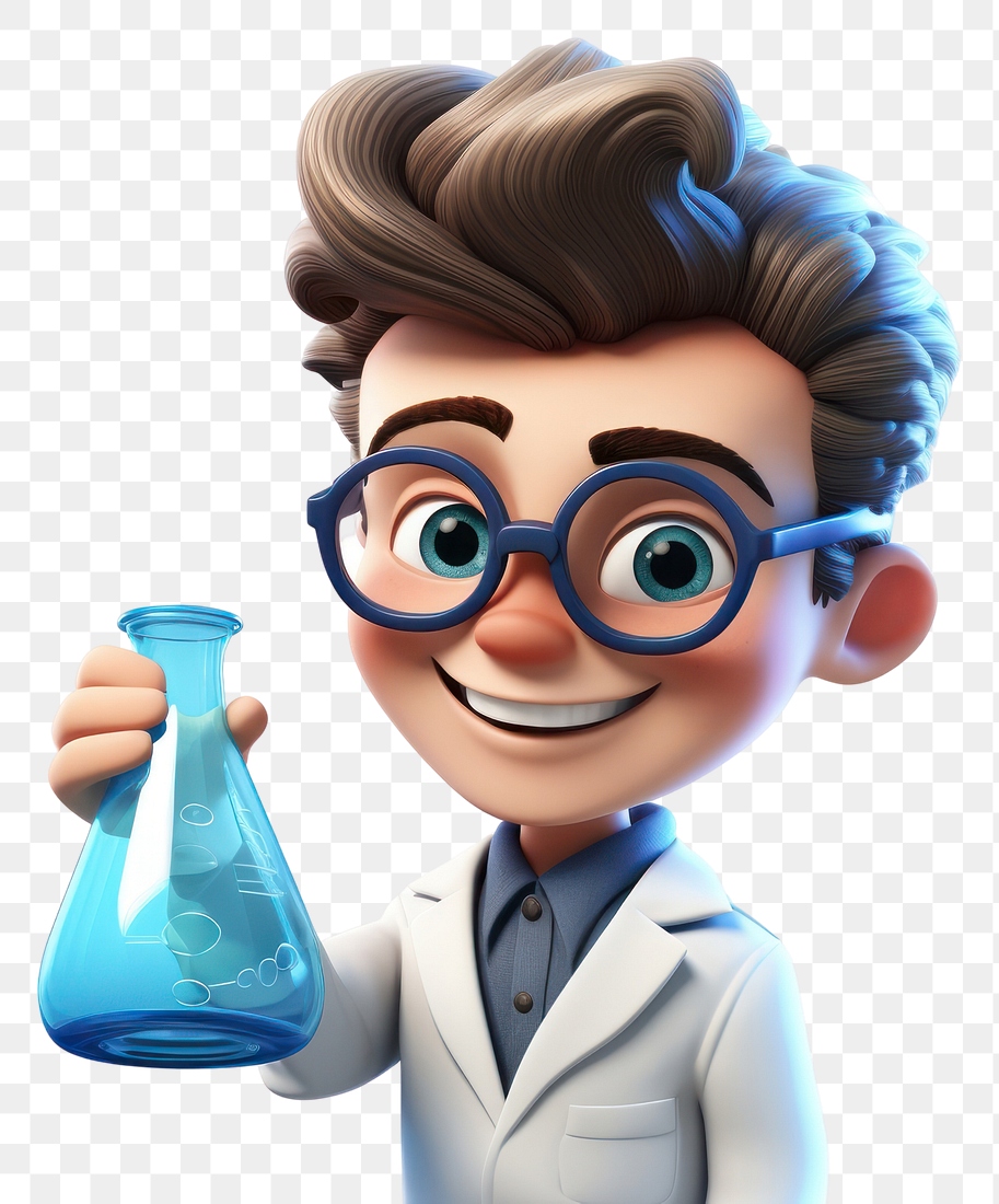PNG Cartoon scientist science glasses. | Premium PNG - rawpixel