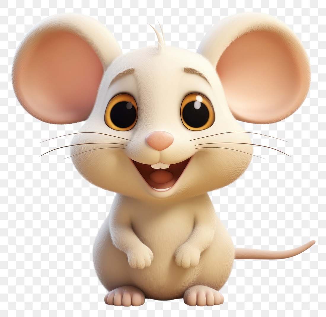 PNG Cartoon animal mammal mouse | Premium PNG - rawpixel