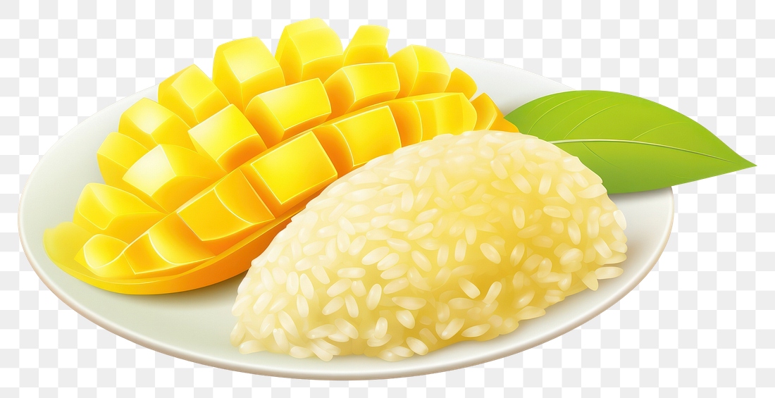 PNG Mango fruit plate plant. | Premium PNG - rawpixel