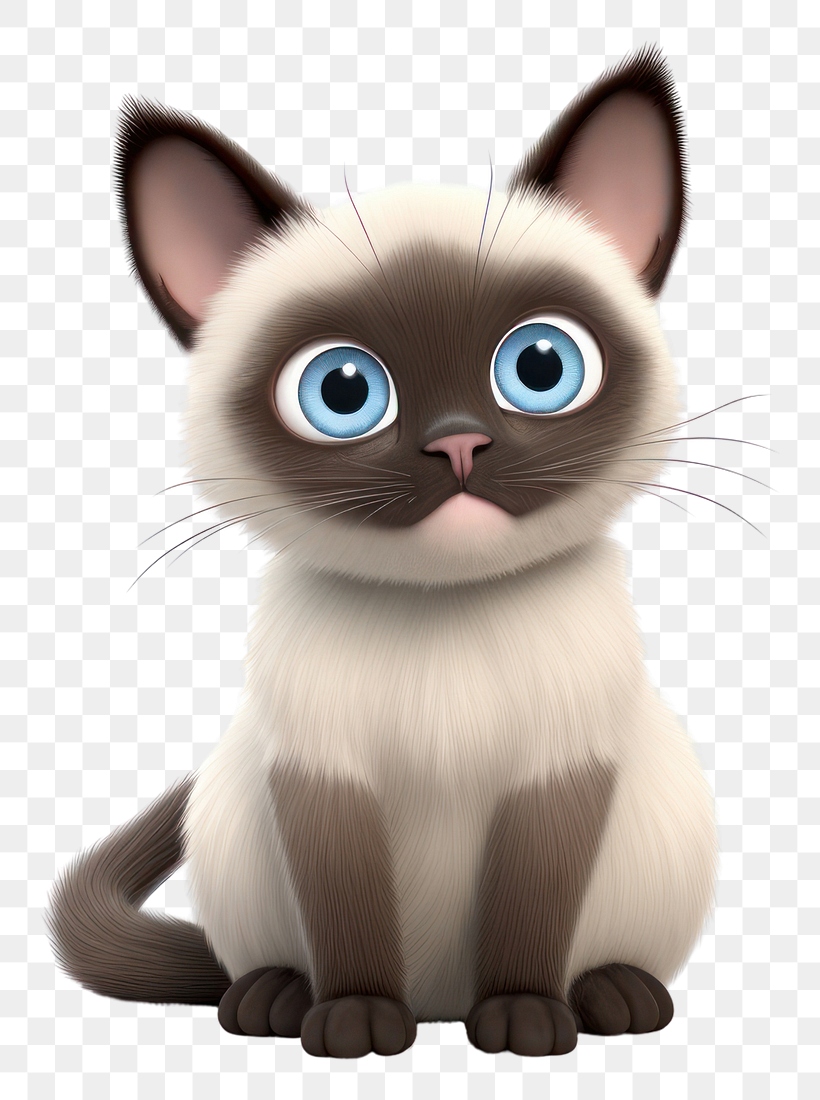 PNG Siamese cat cartoon siamese | Premium PNG - rawpixel