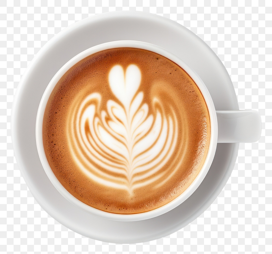 PNG Latte art coffee drink | Premium PNG - rawpixel