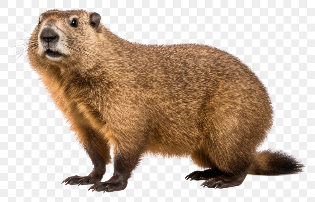 PNG Groundhog wildlife animal mammal | Premium PNG - rawpixel