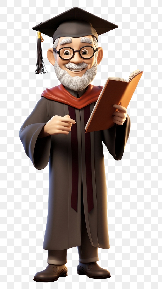 PNG Graduation holding student cartoon. | Premium PNG - rawpixel