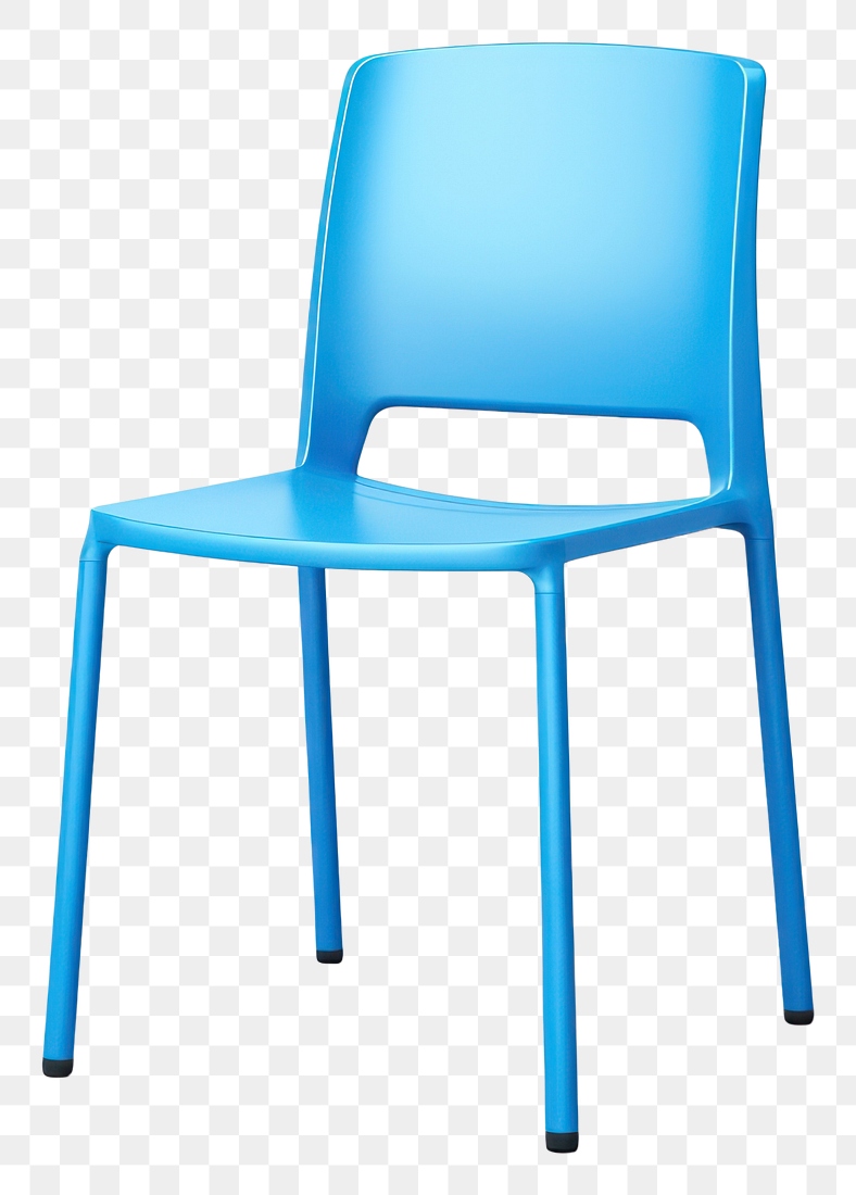 PNG Chair furniture blue white | Premium PNG - rawpixel