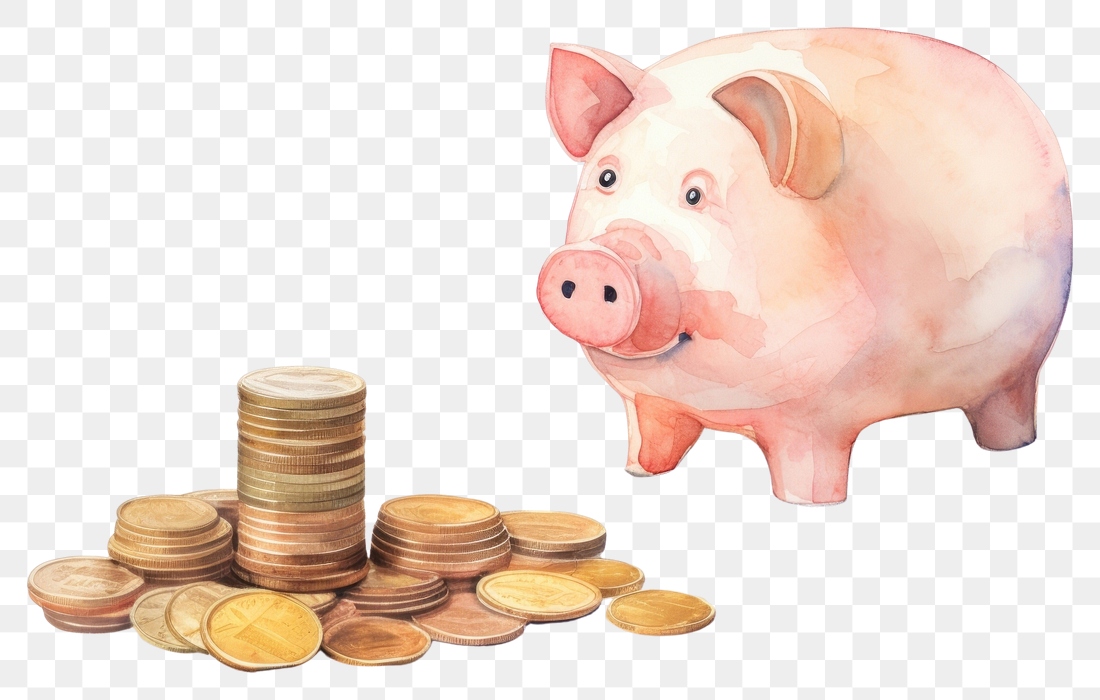 PNG Coin pig mammal money. | Premium PNG - rawpixel